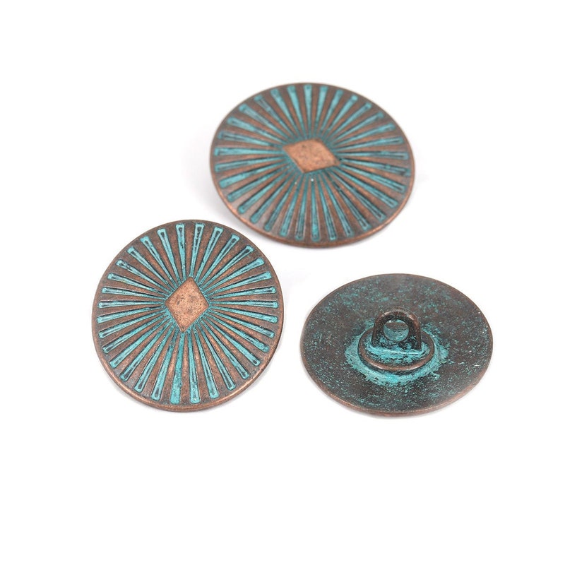 Copper Buttons - Etsy