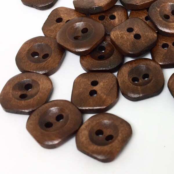 Wood Buttons - Etsy