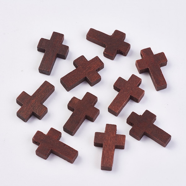 Wood Cross Pendant - Etsy