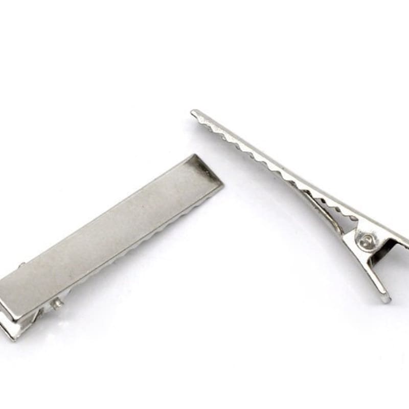 Silver Hair Clip - Etsy