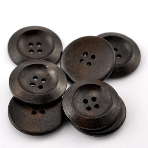 Brown Buttons - Etsy
