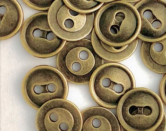 Bronze Metal Buttons | Etsy
