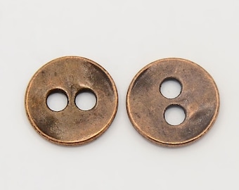 Metal 2 Hole Buttons | Etsy