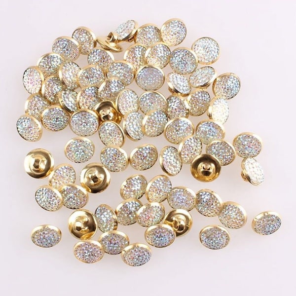 Crystal Buttons - Etsy