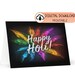 Printable Holi Greeting Card! | Happy Holi! | Holi Greeting | Holi ...