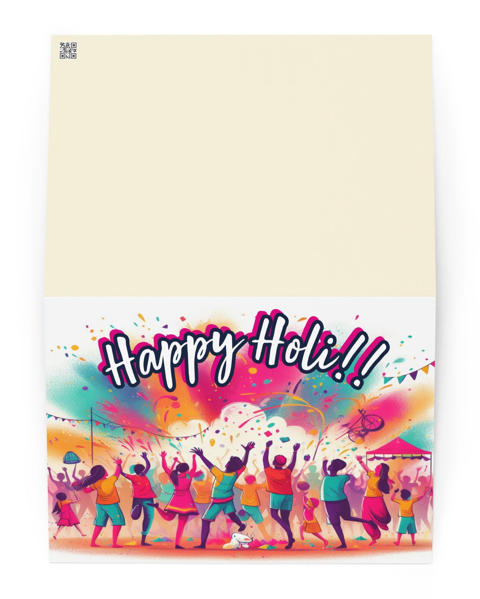 Holi Greeting Card! | Happy Holi! | Holi Greeting | Indian Cards | Holi ...