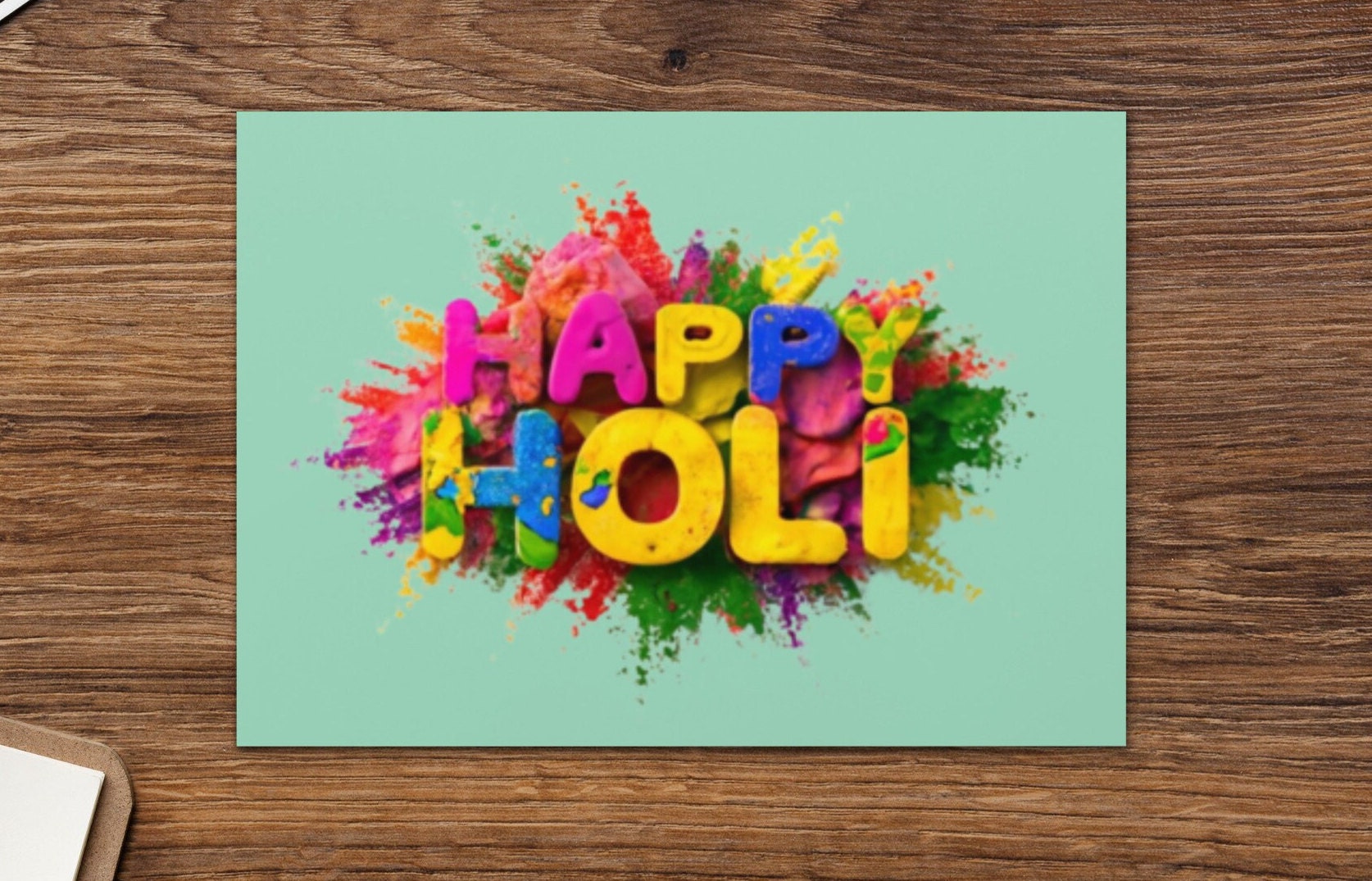 Printable Holi Greeting Card! | Happy Holi! | Holi Greeting | Holi ...