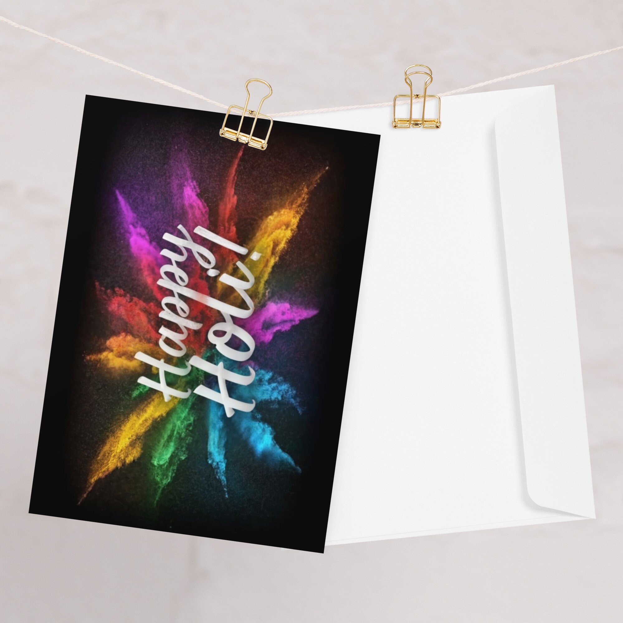 Printable Holi Greeting Card! | Happy Holi! | Holi Greeting | Holi ...