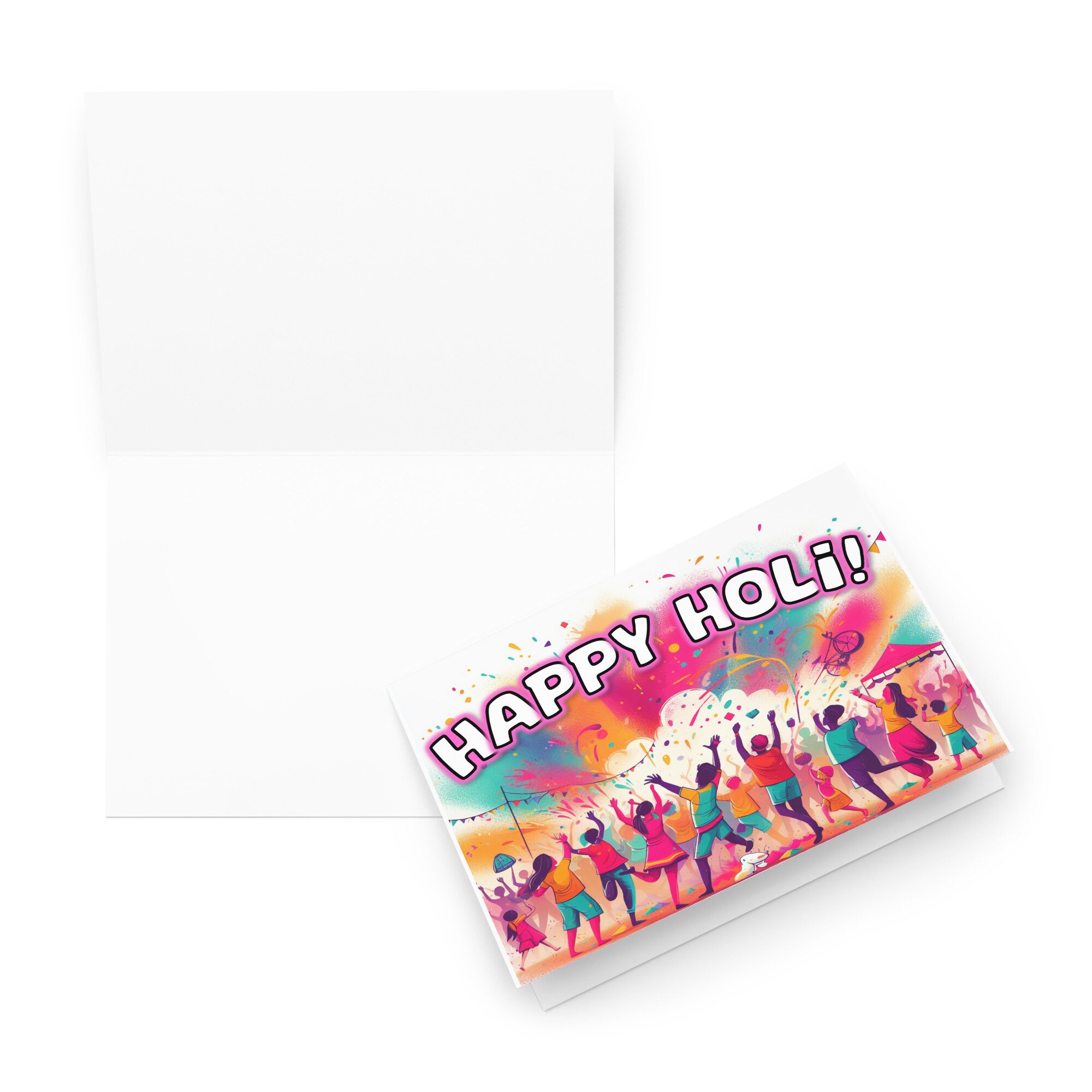 Printable Holi Greeting Card! | Happy Holi! | Holi Greeting | Holi ...