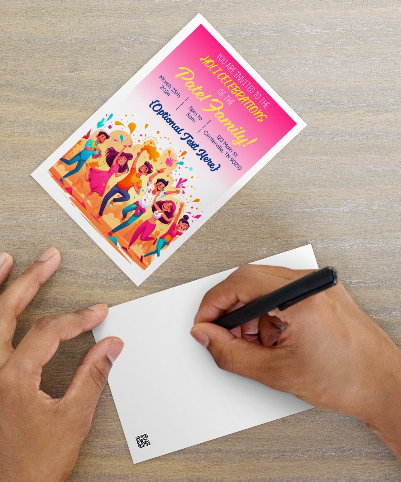 Printable Holi Invitation Card! | Personalize for Your Holi Celebration ...