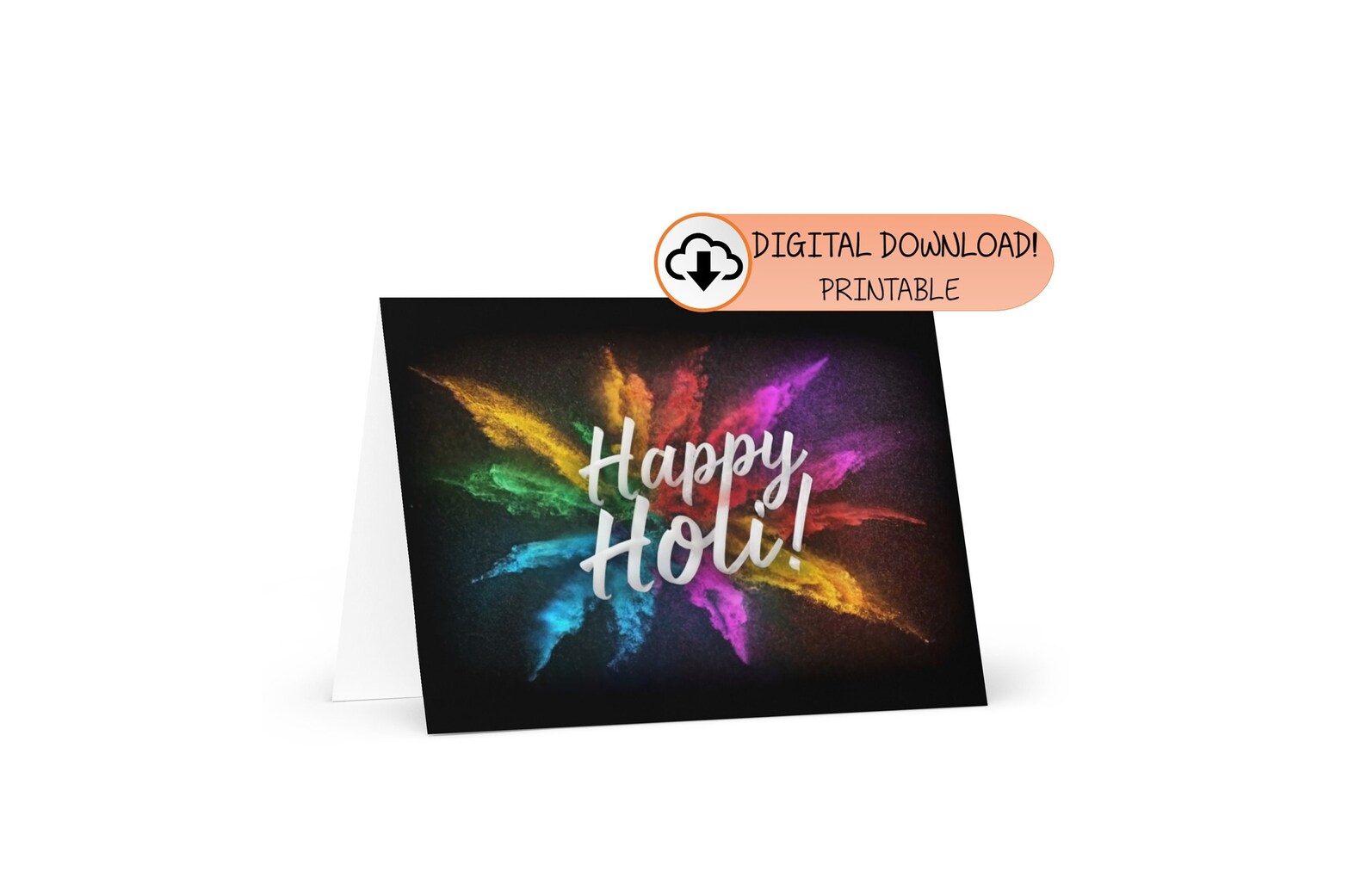 Printable Holi Greeting Card! | Happy Holi! | Holi Greeting | Holi ...