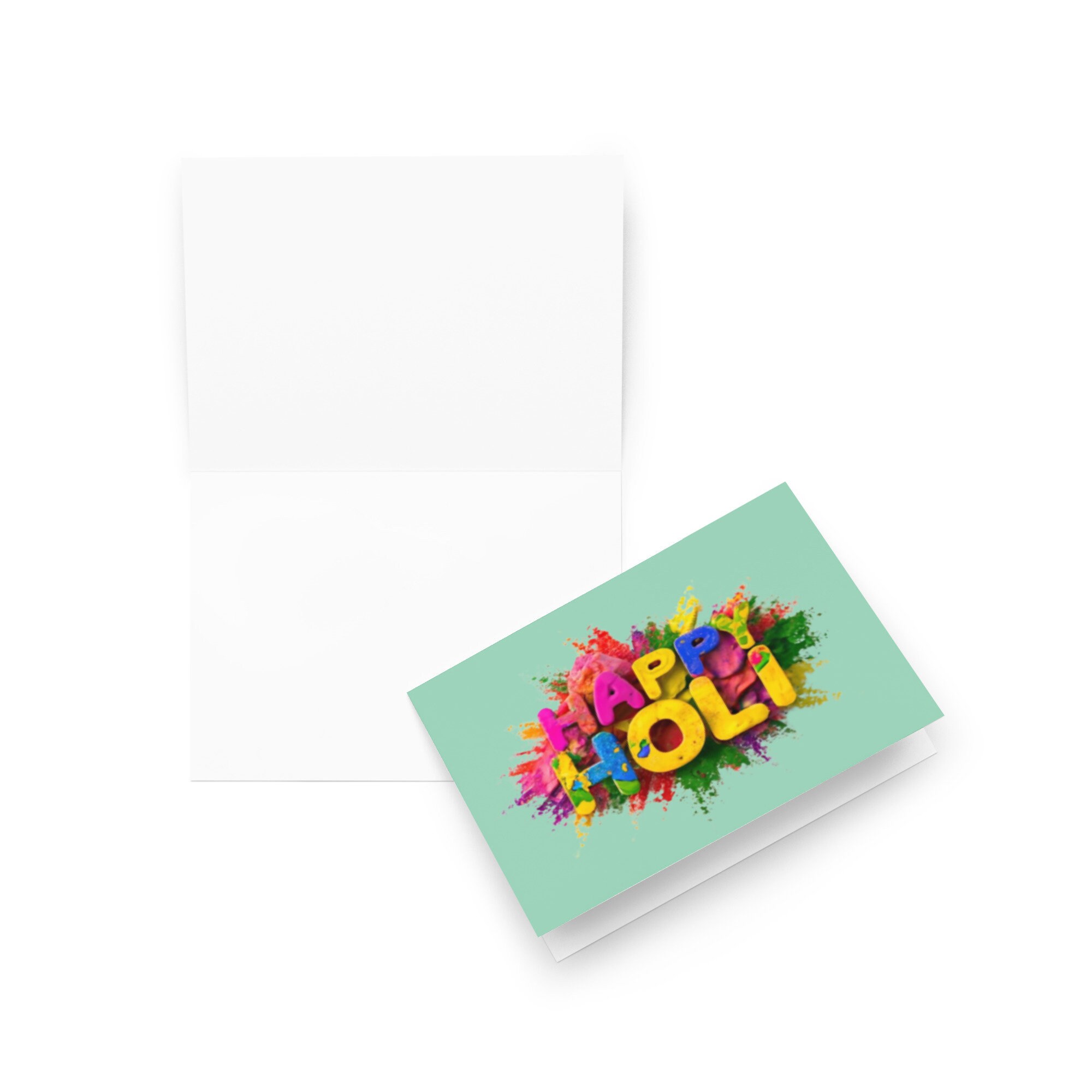 Holi Greeting Card! | Happy Holi! | Holi Greeting | Indian Cards | Holi ...