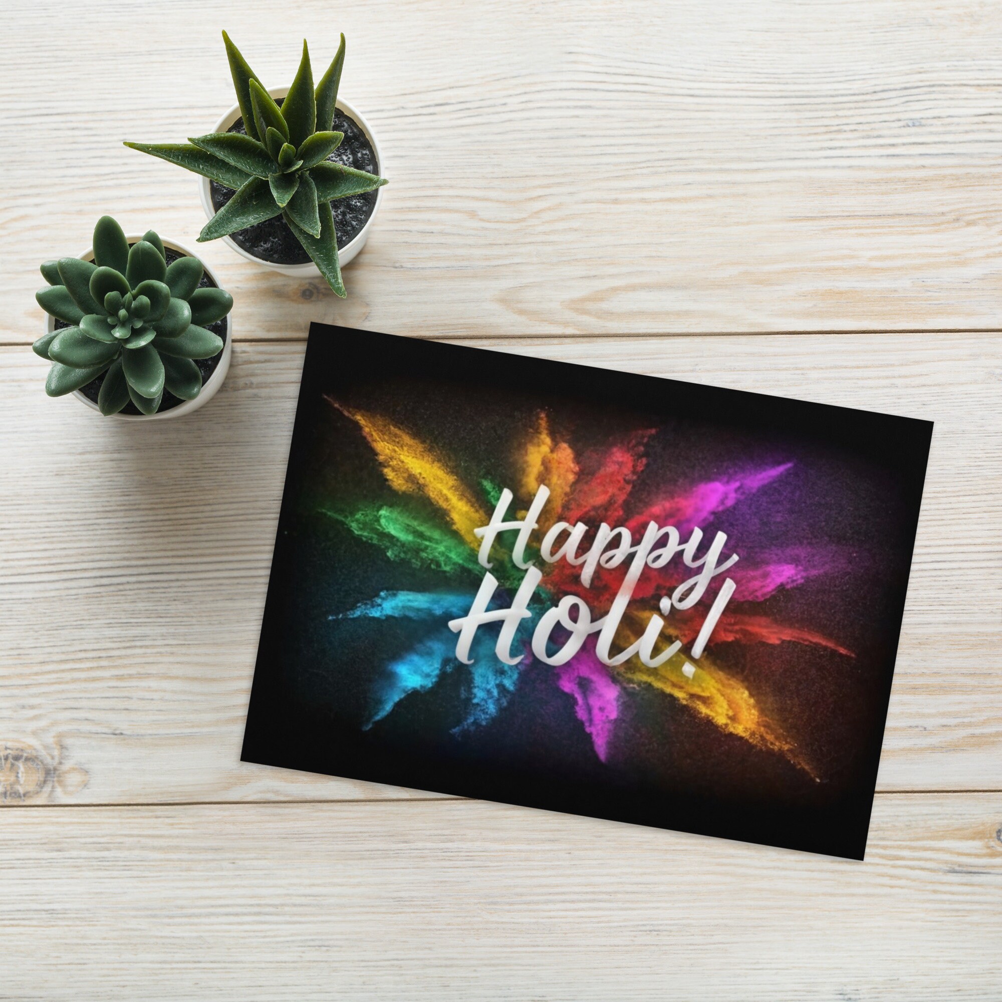 Printable Holi Greeting Card! | Happy Holi! | Holi Greeting | Holi ...