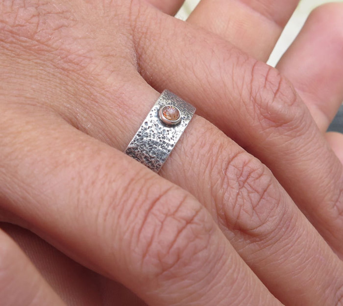 Silver Purity Ring Wedding Band Ringsimple Bandsterling | Etsy