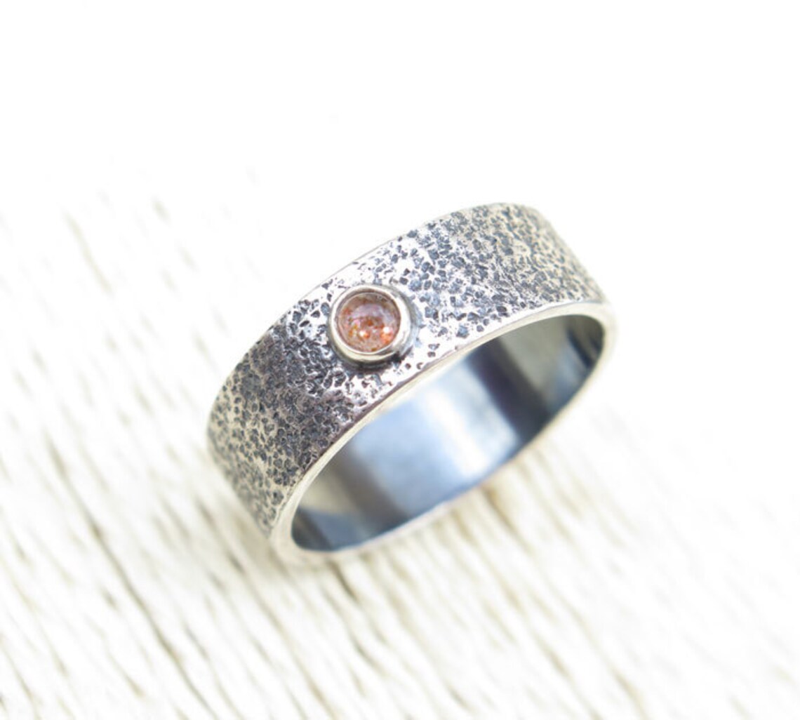 Silver Purity Ring Wedding Band Ringsimple Bandsterling | Etsy