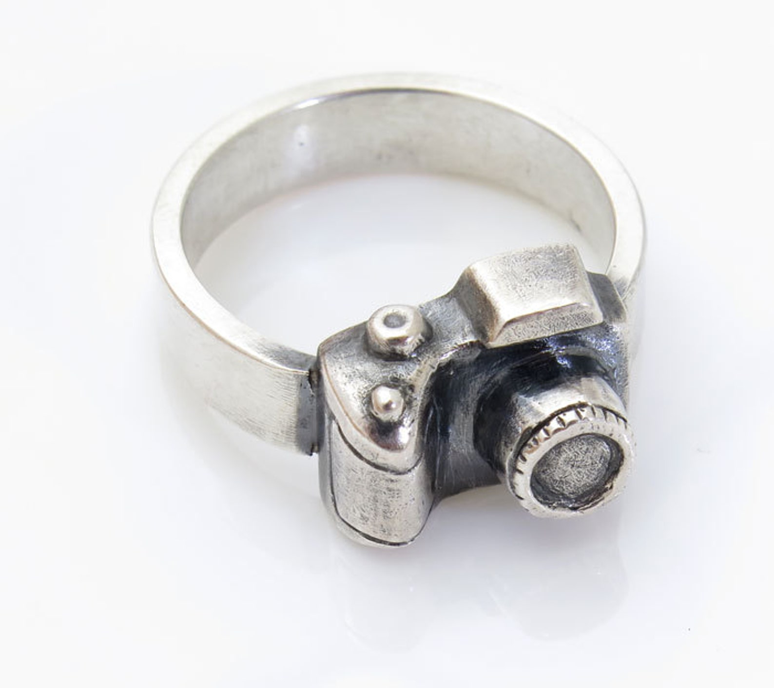 Silver Camera Ring Photographer Gift Camera Ring Camera - Etsy