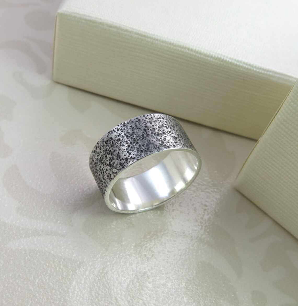 Silver purity ring wedding band ringSimple Bandsterling | Etsy