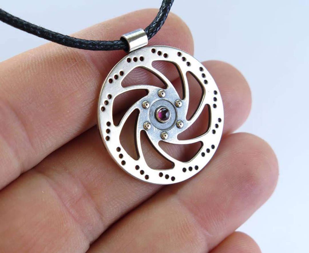 Bicycle Necklace, Cyclist Gift, Silver Pendant, Bicycle Pendant, Bike ...