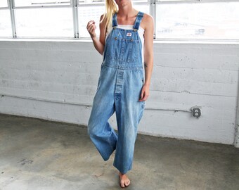 Painted overalls | Etsy