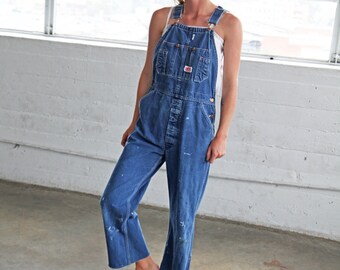 Painted overalls | Etsy