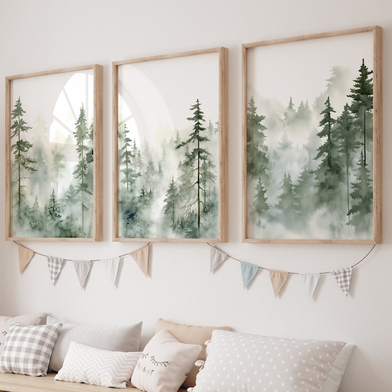 Forest Nursery Decor - Etsy