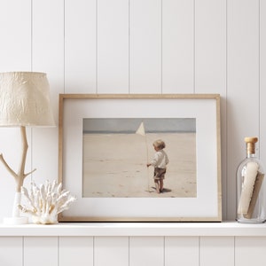 Coastal Nursery Wall Art Set of 4, Vintage Beach Nursery Print ...