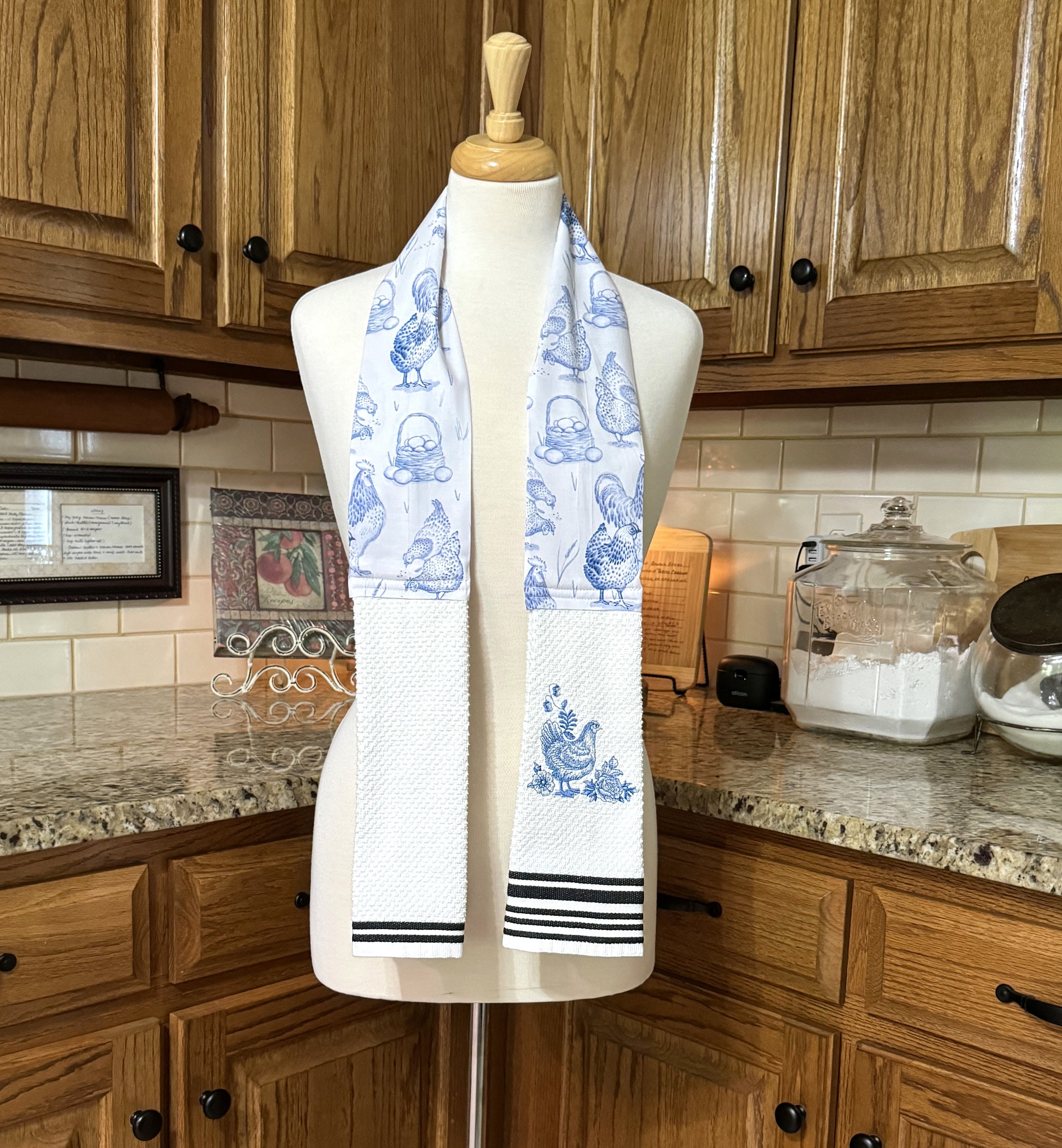 Stunning Blue Dreft Chicken Kitchen Boa Baking Kitchen Boa - Etsy