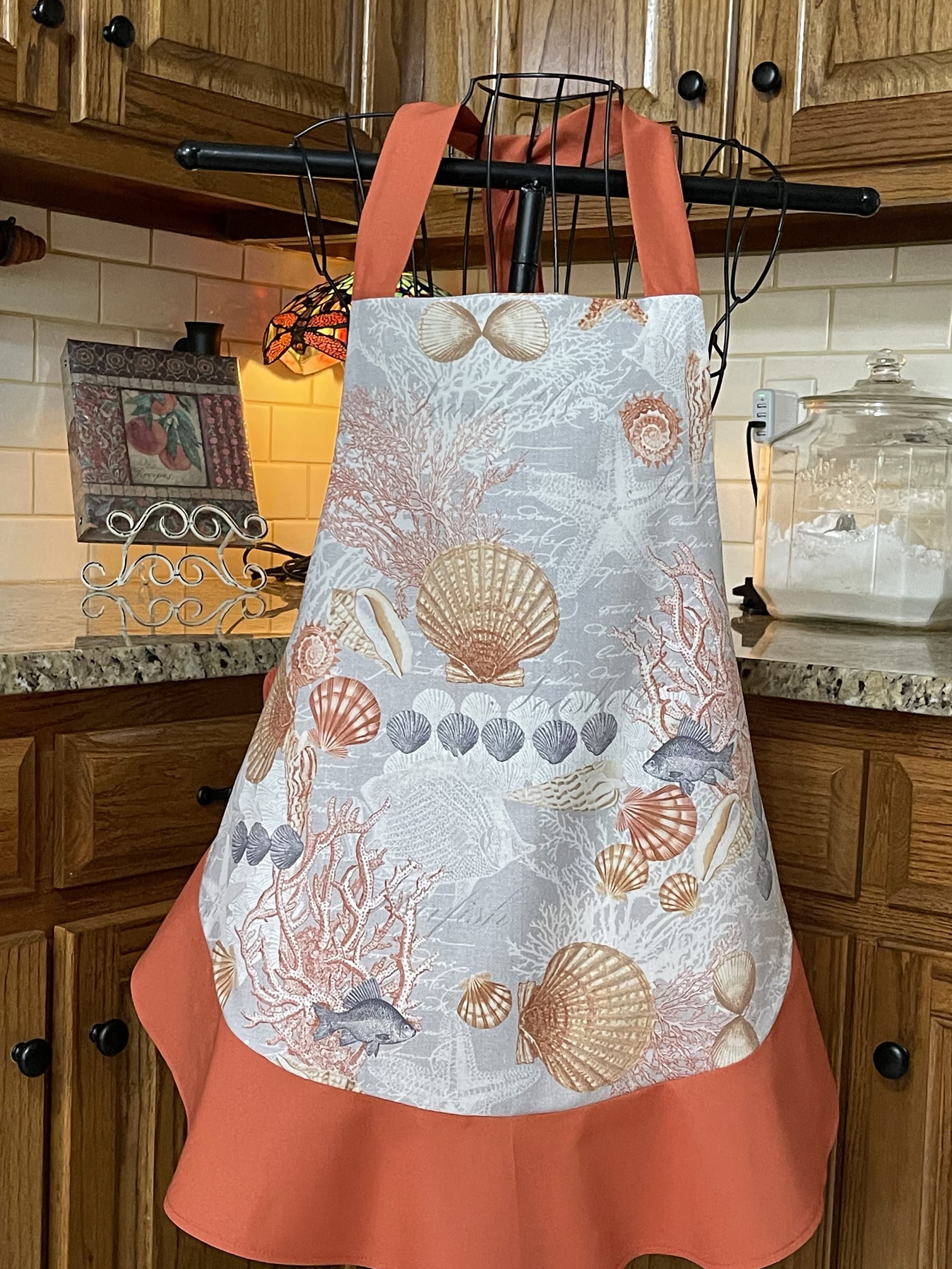 Ocean-inspired Apron for Chefs and Baker/handcrafted by Mimismagicapron ...