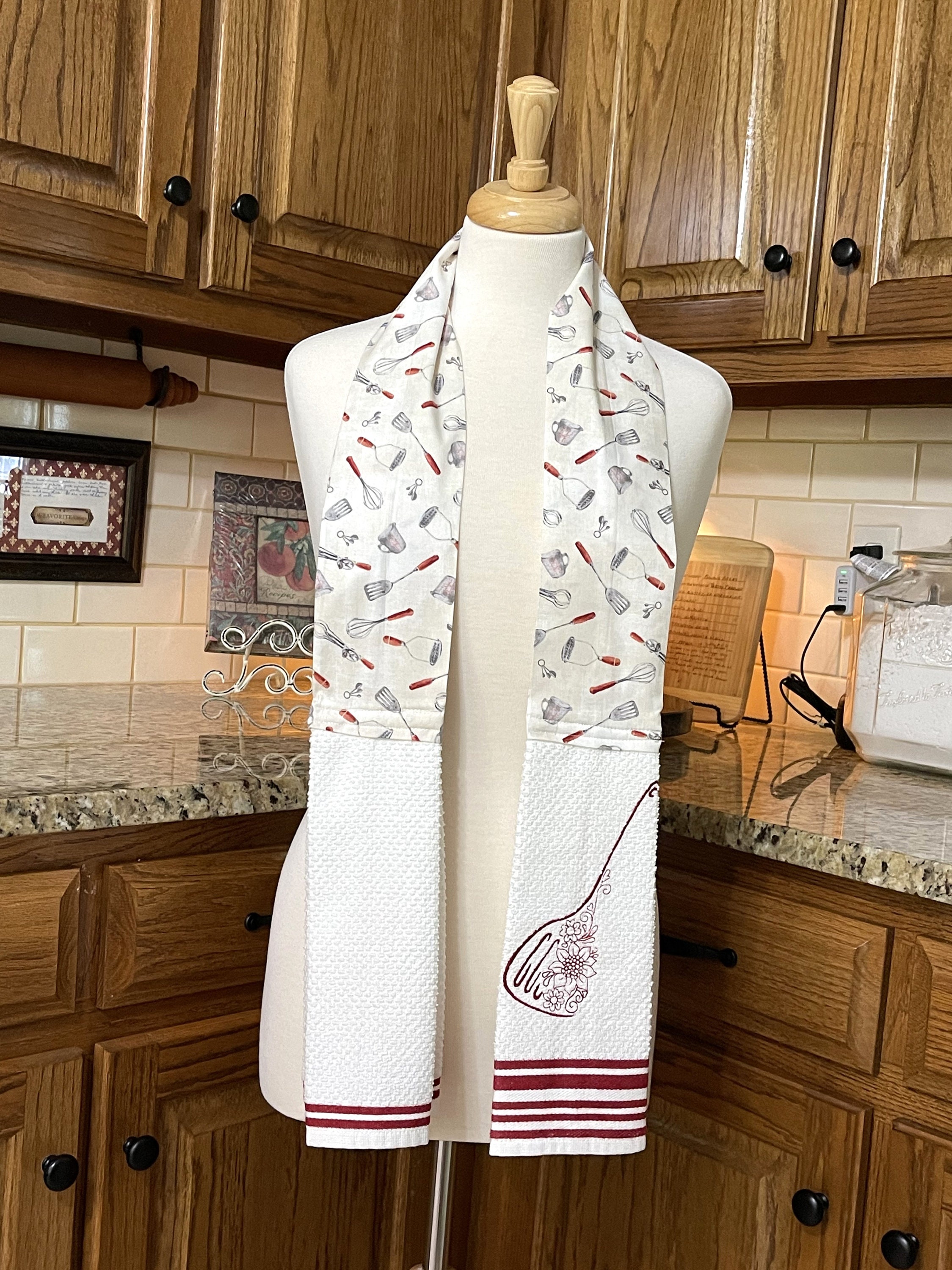 Utensils Kitchen Boa Angel Kitchen Boa Embroidered Kitchen Boa, Cooking ...