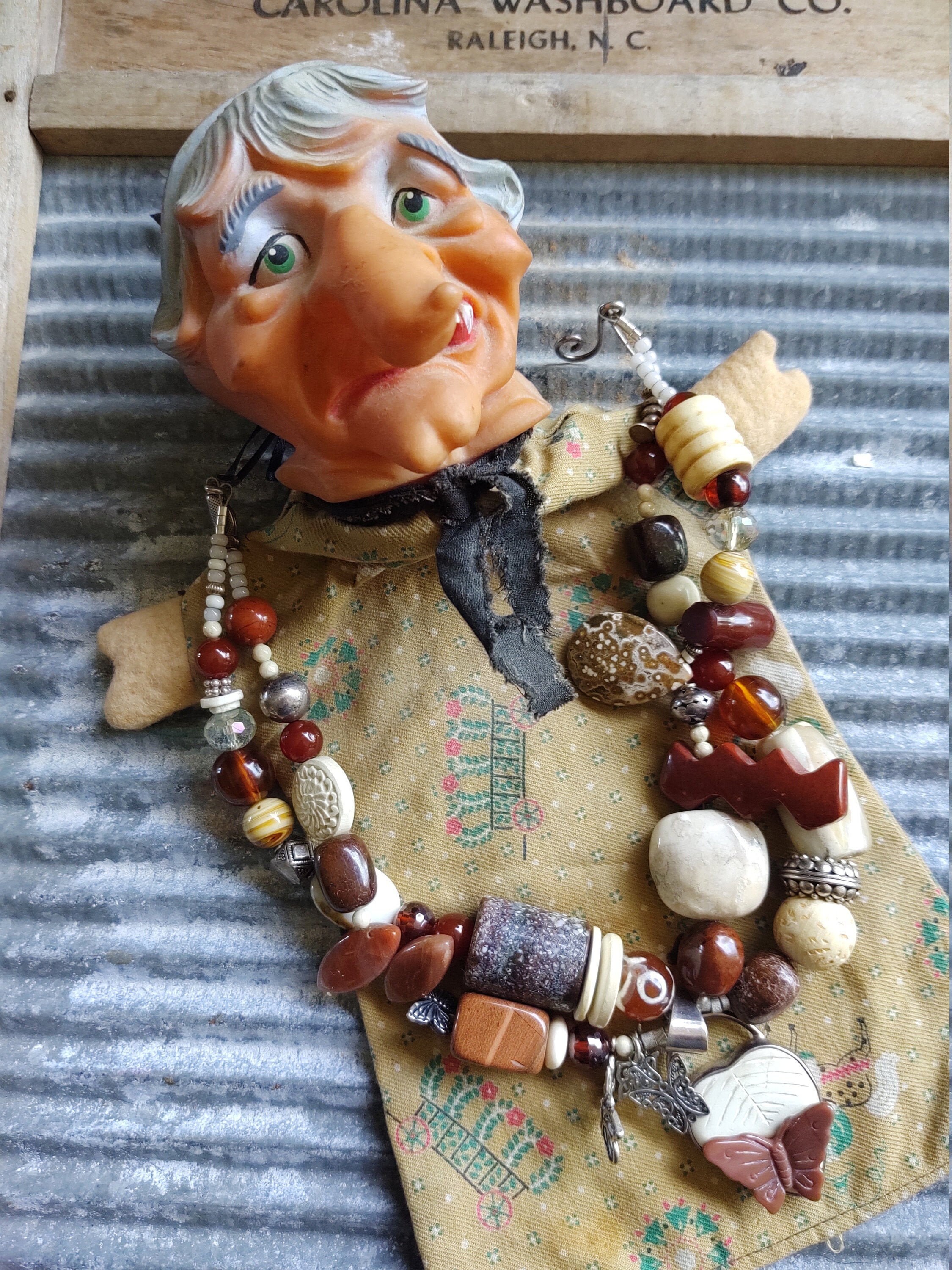 Unique One of A Kind Artisan Wearable Art Piece. Designer Butterfly ...
