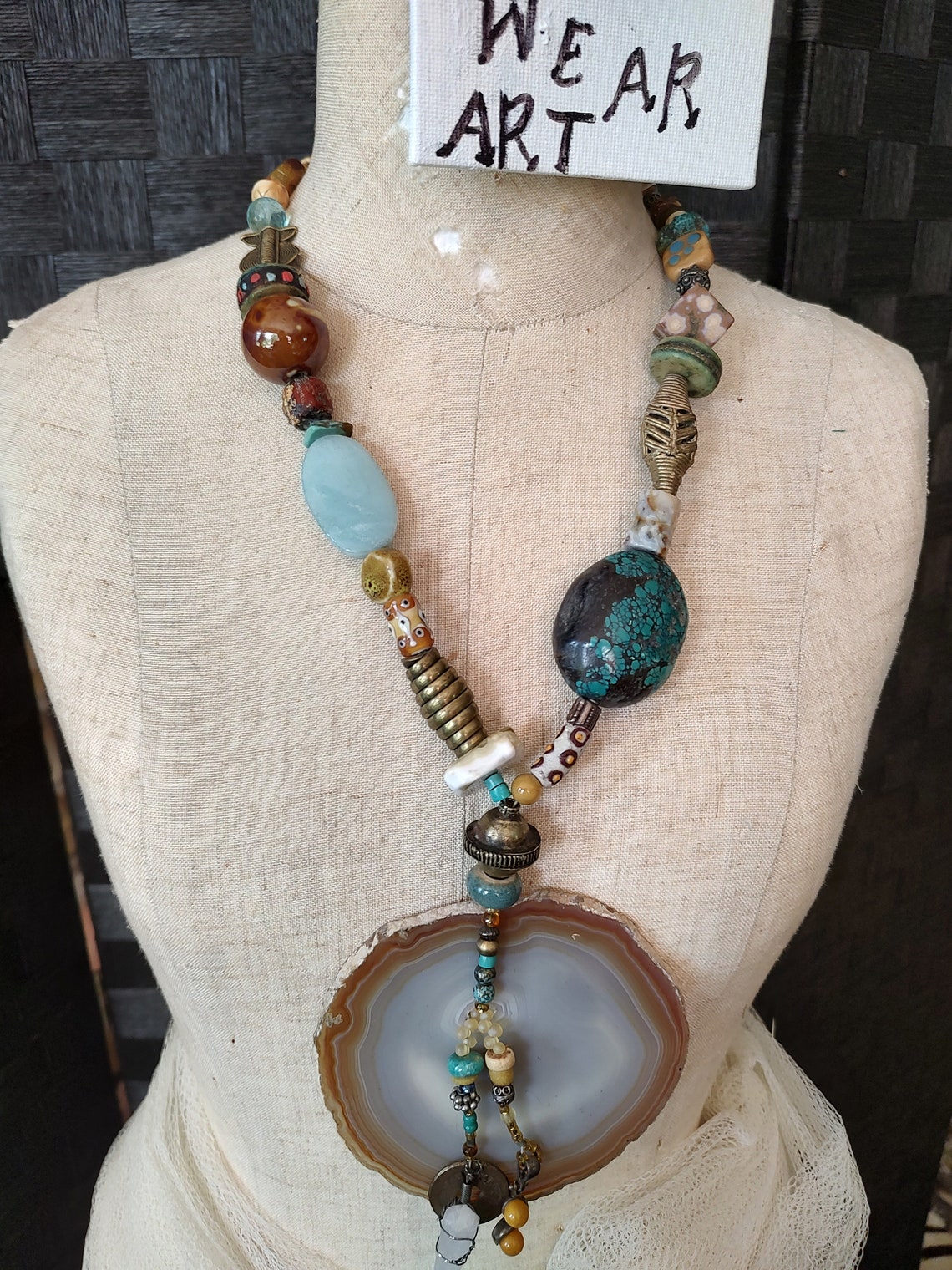 Custom Designer Jewelry.one of A Kind Brazilian Agate Multi Stone ...