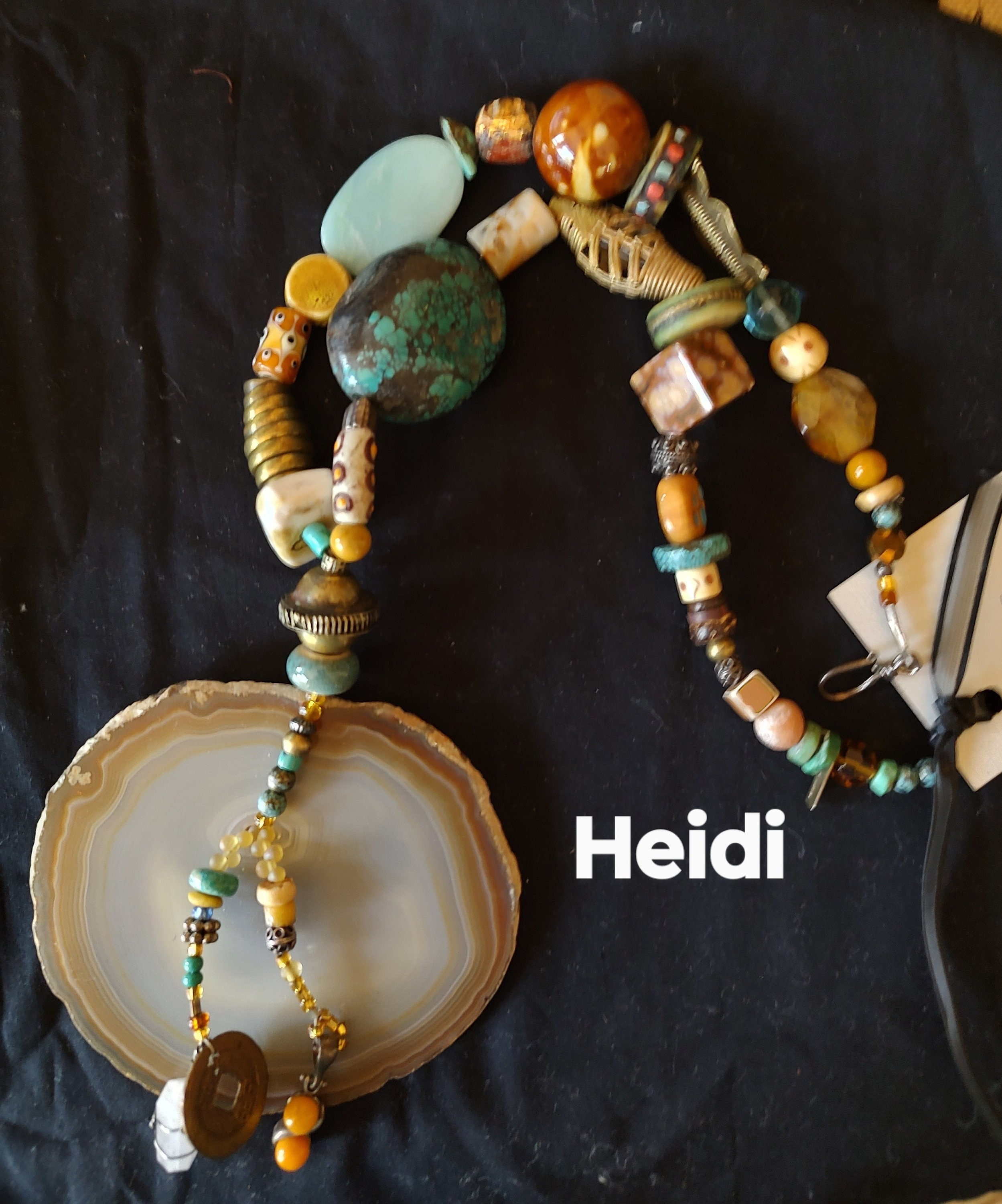 Custom Designer Jewelry.one of A Kind Brazilian Agate Multi Stone ...