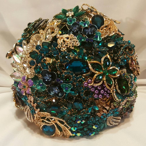 Custom Brooch Bouquet Bridal Broach Bouqet and Boutonniere for - Etsy