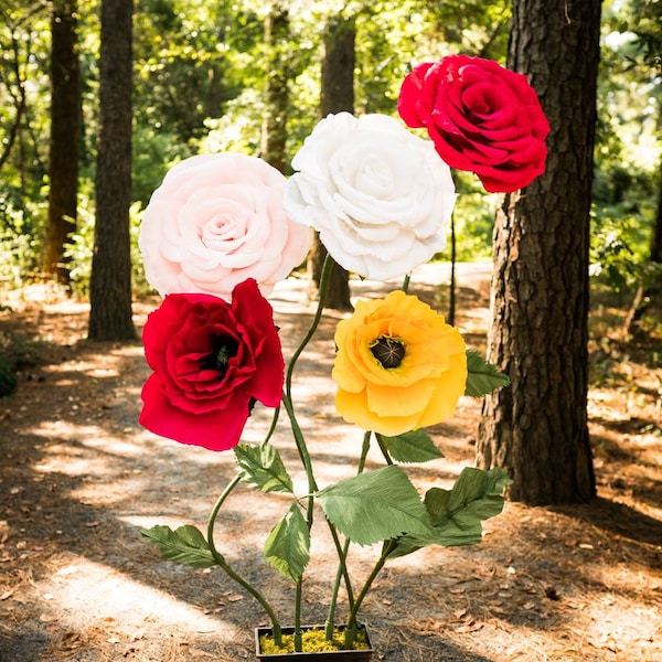 Giant Paper Flowers - Etsy