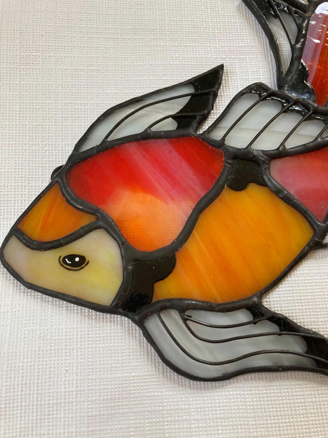 Stained Glass - Koi Fish Suncatcher - Etsy