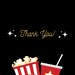 Movie Ticket Birthday Invitation and Thank You Card (digital Download ...