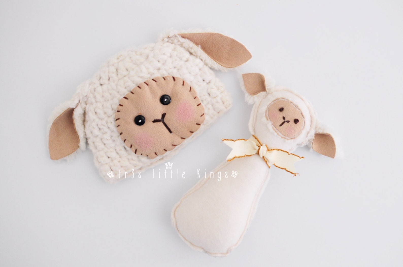 Lamb Hat Newborn Easter Lamb Baby Girl or Boy Easter Hat - Etsy