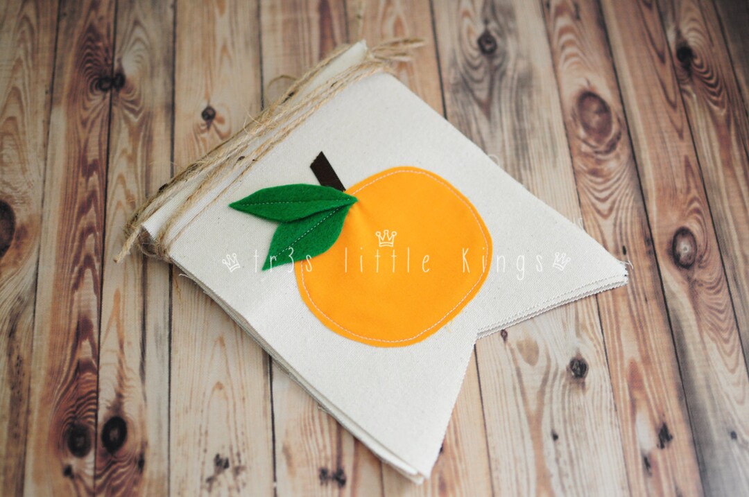 Oranges Banner, Fruit Stand Banner Tangerine Orange Banner Garland ...