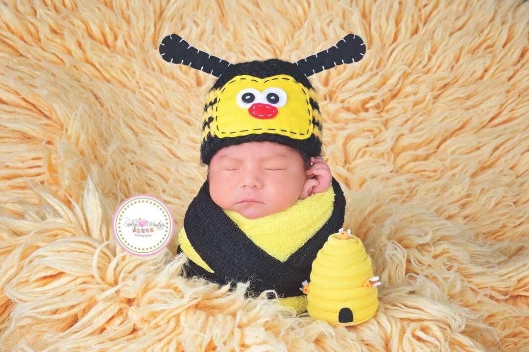 Bee Hat,bumble Bee Hat Baby, Spring Bug, Newborn Baby Girl or Boy ...