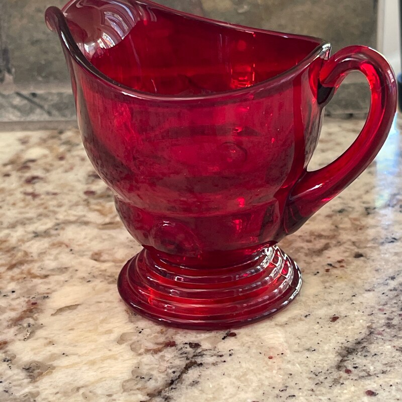 Red Creamer - Etsy