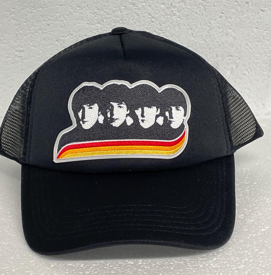Classic Style Trucker Cap Hat With Licensed the Beatles Embroidered ...