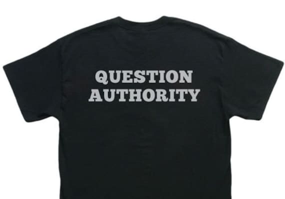 Question Authority t shirt | Etsy