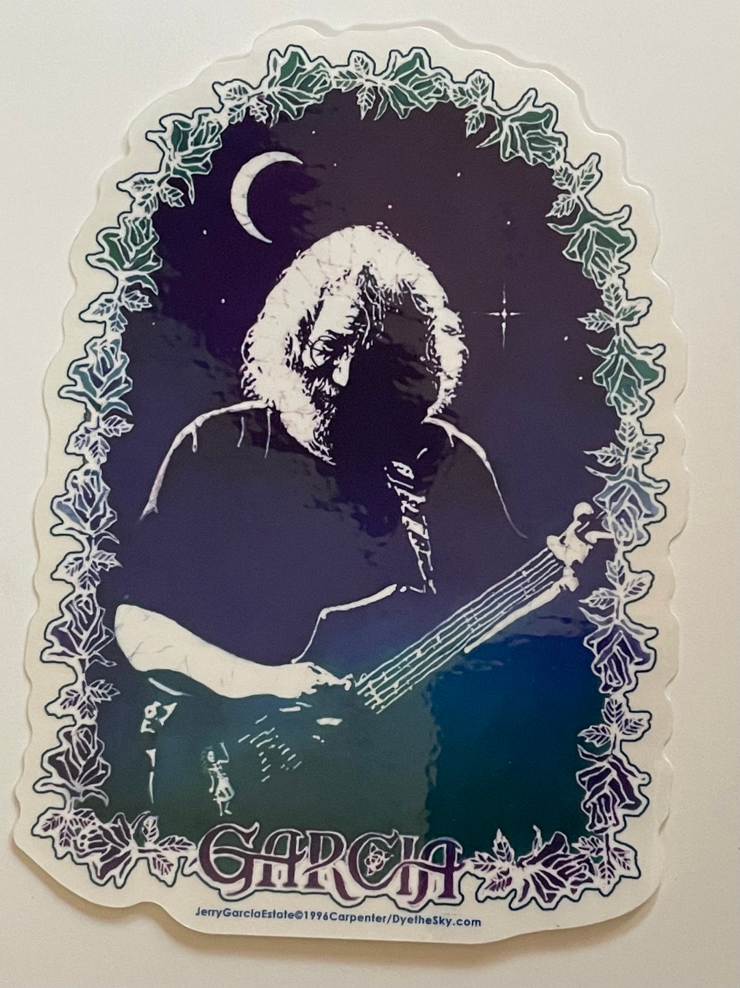 Jerry Garcia Guitar Sticker Grateful Dead - Etsy
