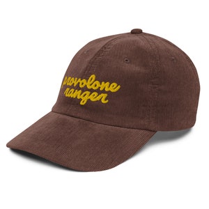 Provolone Ranger Vintage Corduroy Dad Hat, Funny Hat for Cheese Lovers ...
