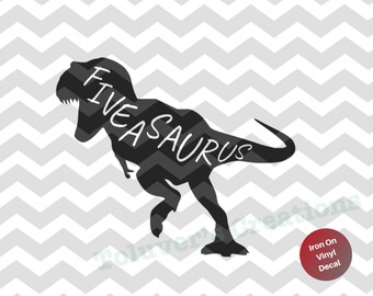 Five Asaurus - Etsy