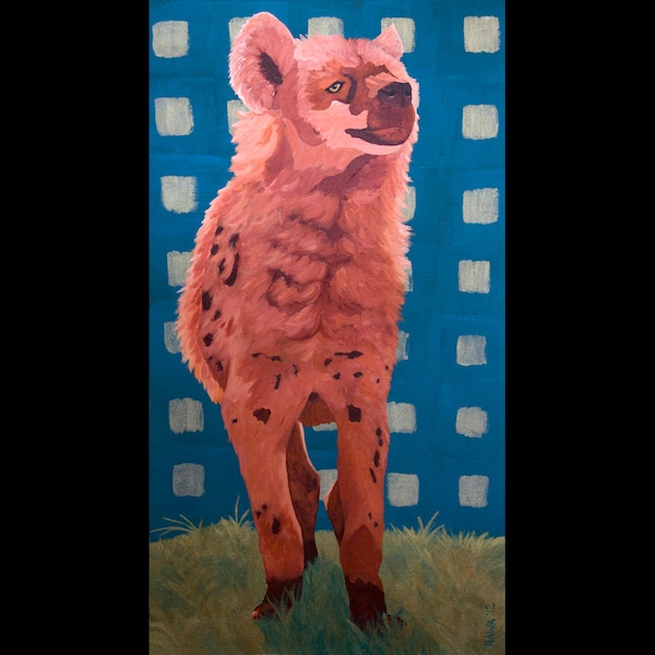 Hyena Painting - Etsy