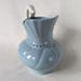 Vintage Lenox Porcelain Milk Pitcher Creamer in Celadon Blue With White ...