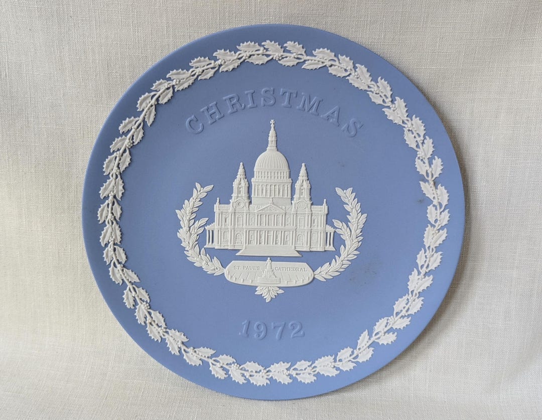 Vintage Wedgwood Christmas Plate 1972 St Paul's Cathedral, Decorative ...