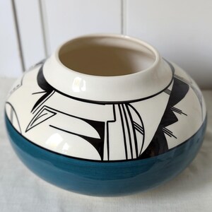 Vintage Ute Tribal Pottery Bowl: Southwestern Native American Decor - Etsy