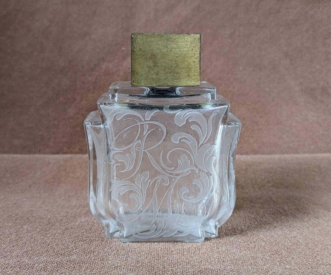 Vintage RM Bottle Made in France, Vintage French Perfume Bottle, Floral ...